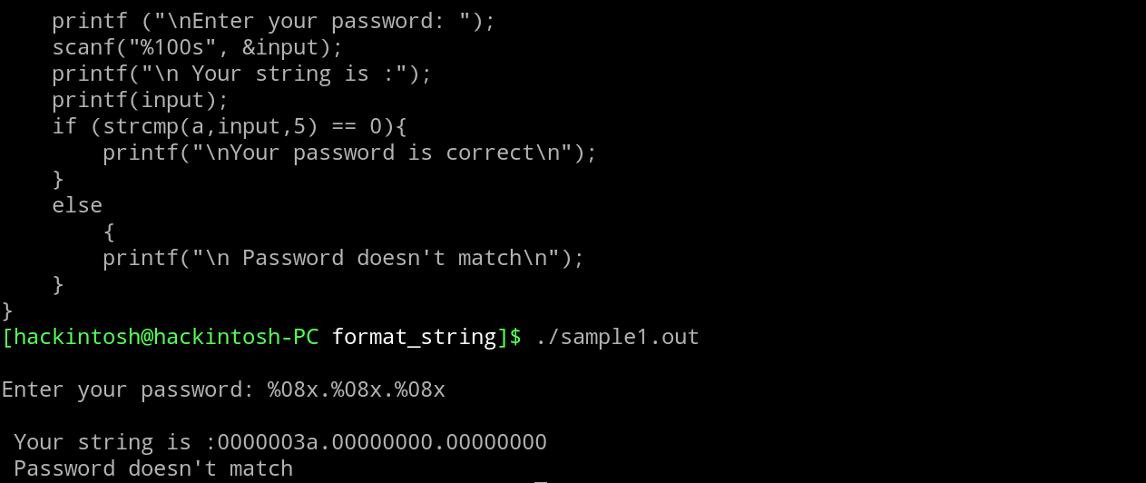 Impact of x64 calling convention in format string exploitation