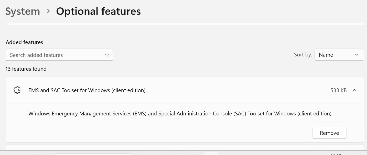 Setting up EMS ( Emergency Management Services) SAC in Windows running ...